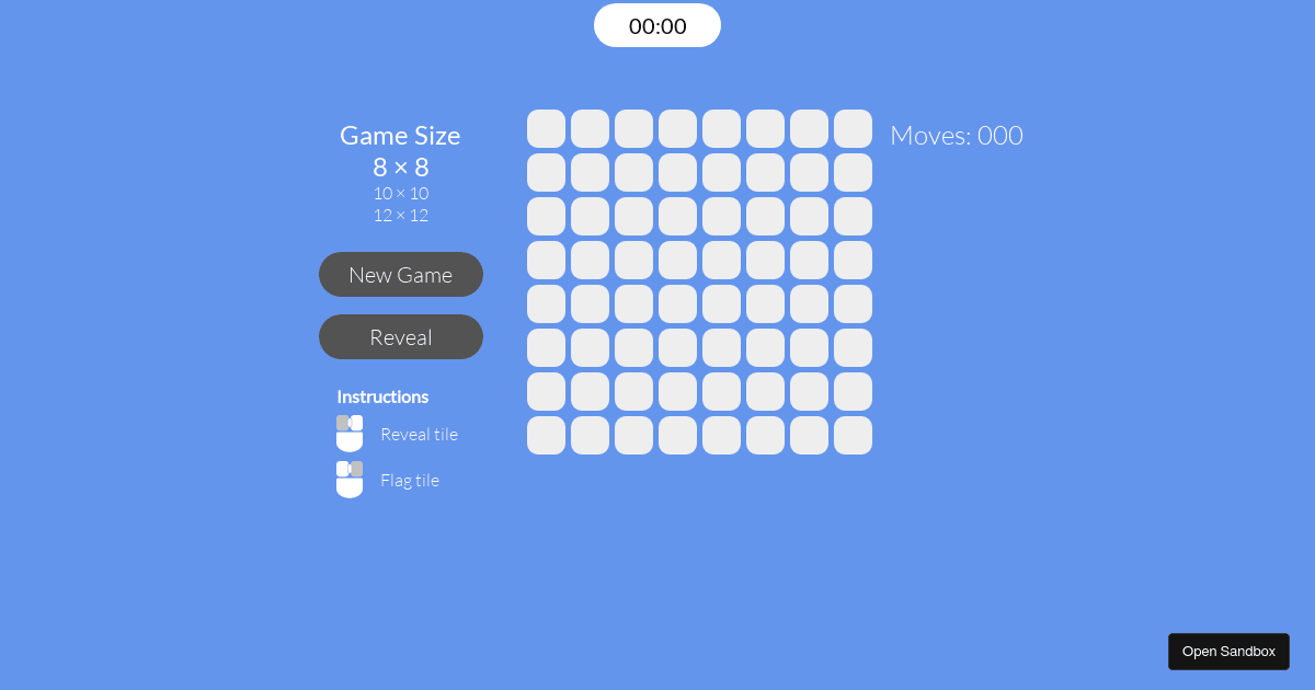 minesweeper-clone - Codesandbox