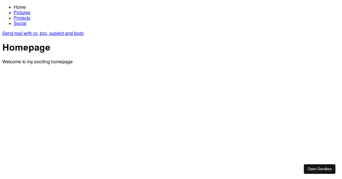 HTML module 2 - Codesandbox