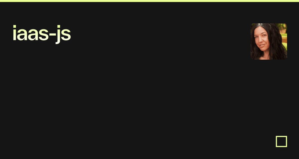 iaas-js - Codesandbox