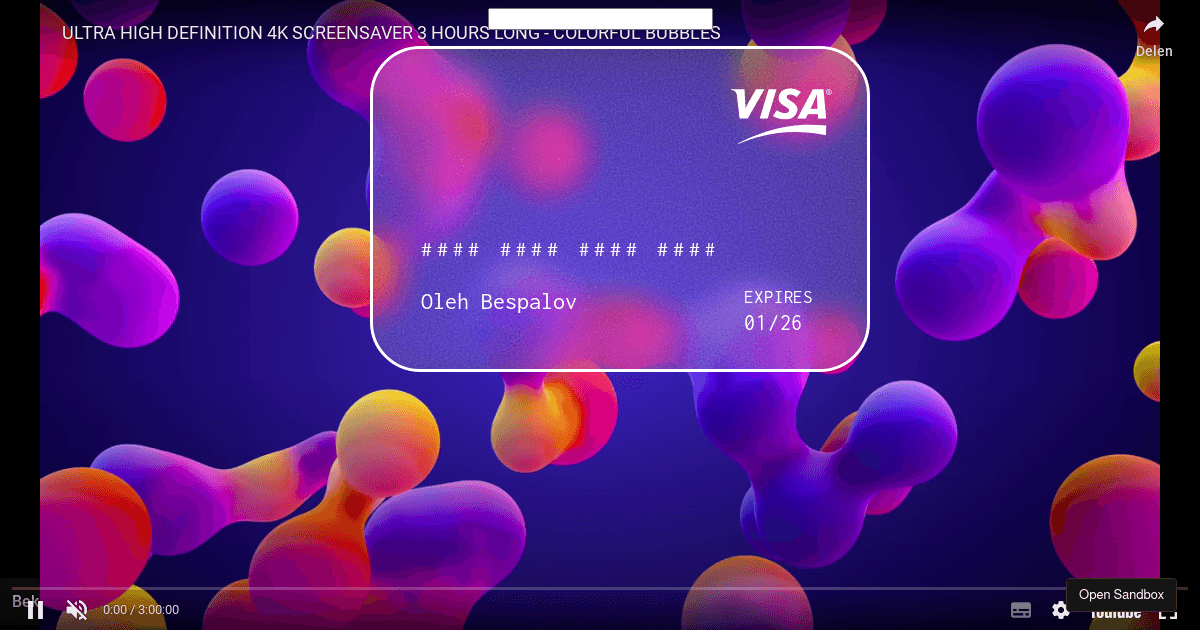 credit card fun (forked) - Codesandbox