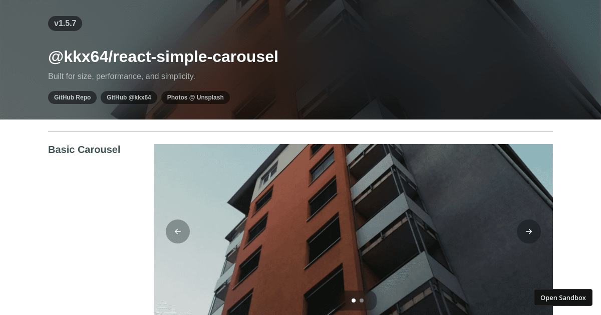 @kkx64/react-simple-carousel Examples - Codesandbox