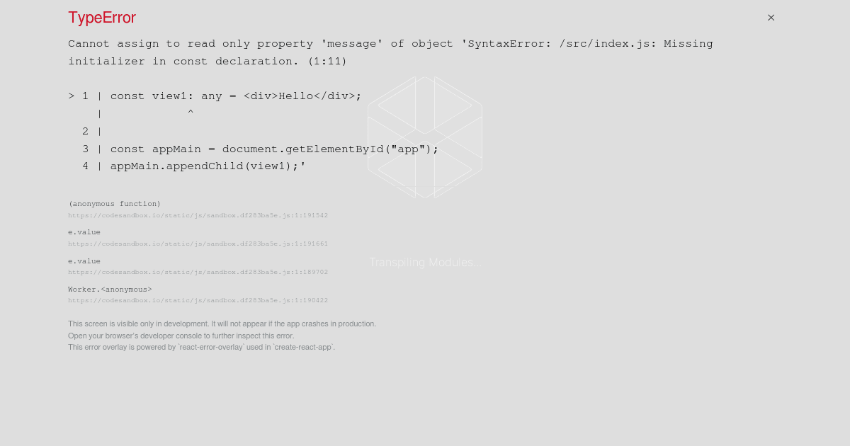 parcel-sandbox - Codesandbox
