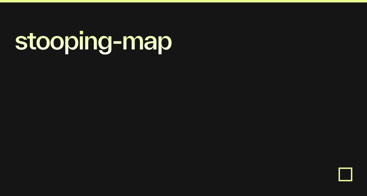 stooping-map - Codesandbox