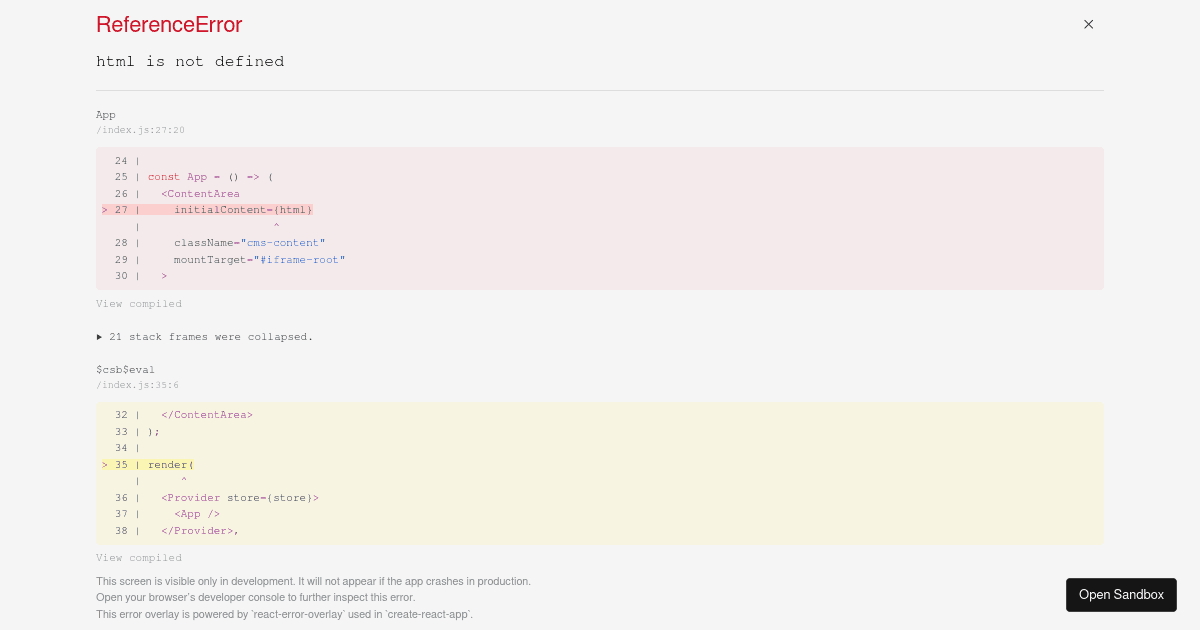 Quill JS - Codesandbox