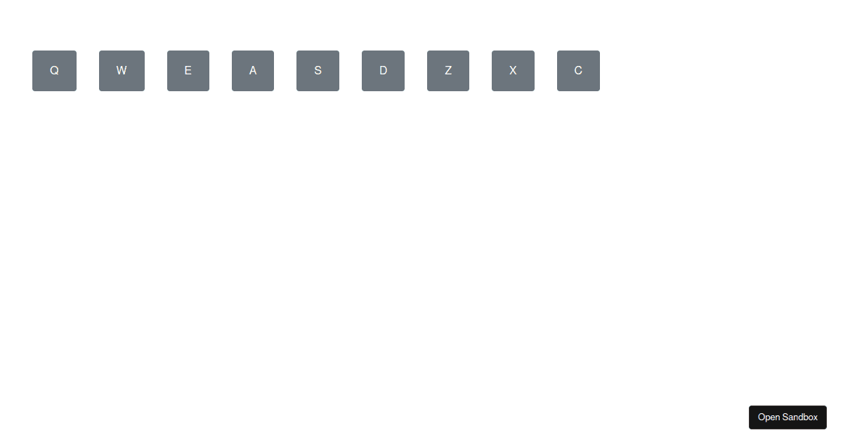 Build a Drum Machine - Codesandbox