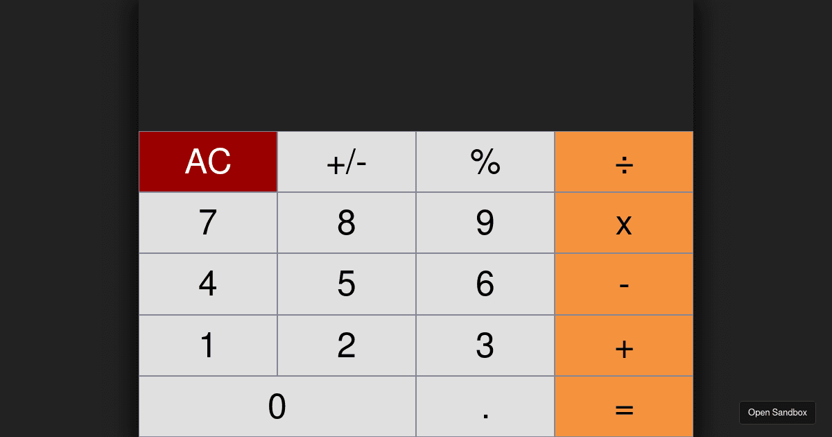 ios-calc - Codesandbox