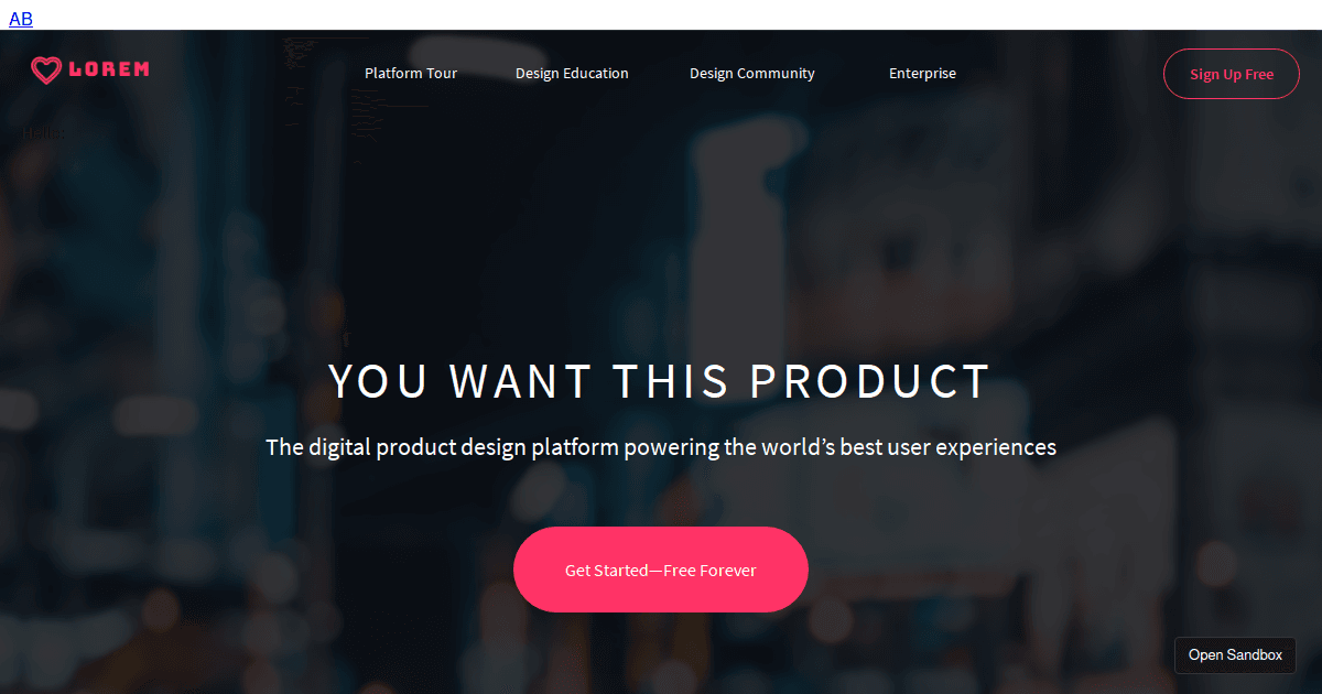 Builder Angular Example Codesandbox