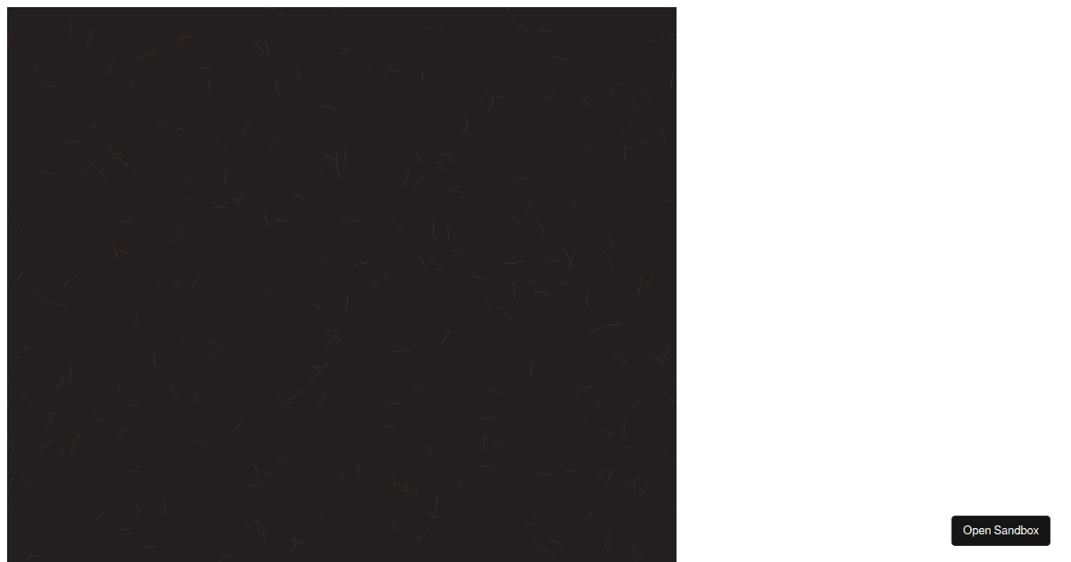 p5-react-perlin-noise-flow - Codesandbox