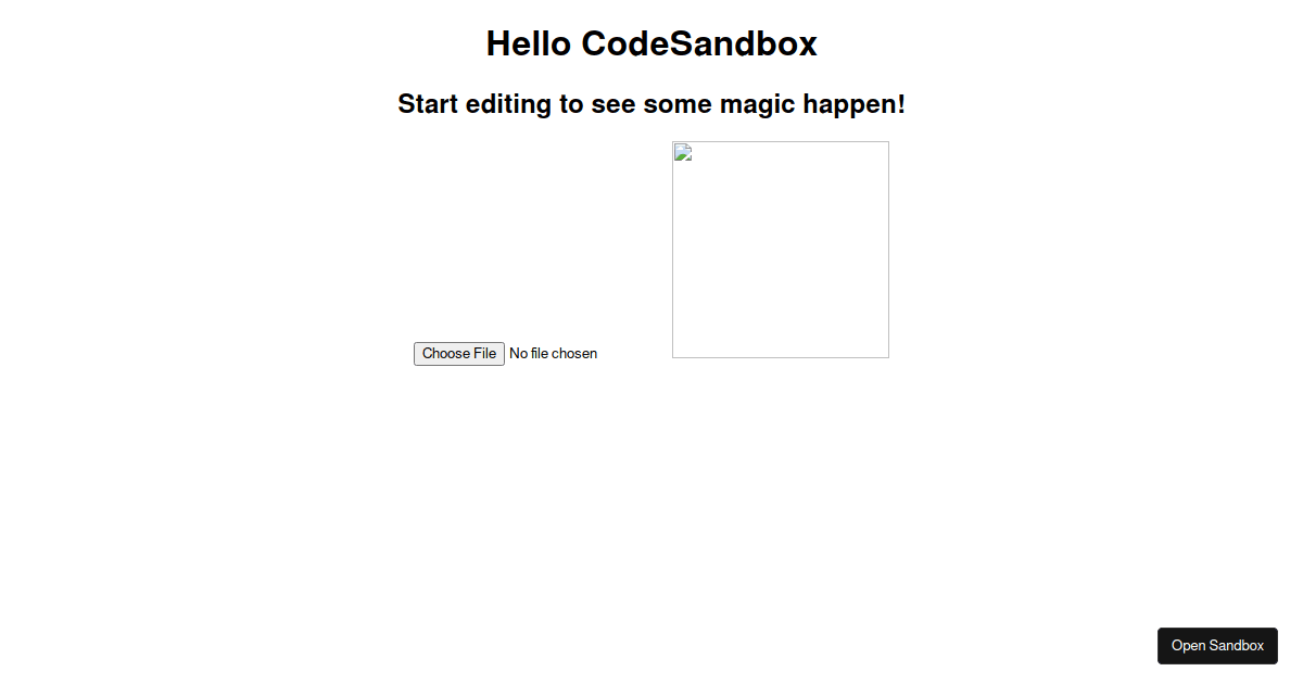 file-upload-image - Codesandbox