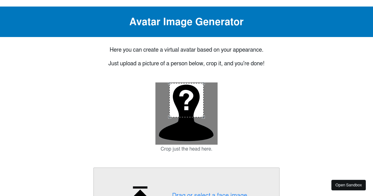 avatar-image-generator-app - Codesandbox