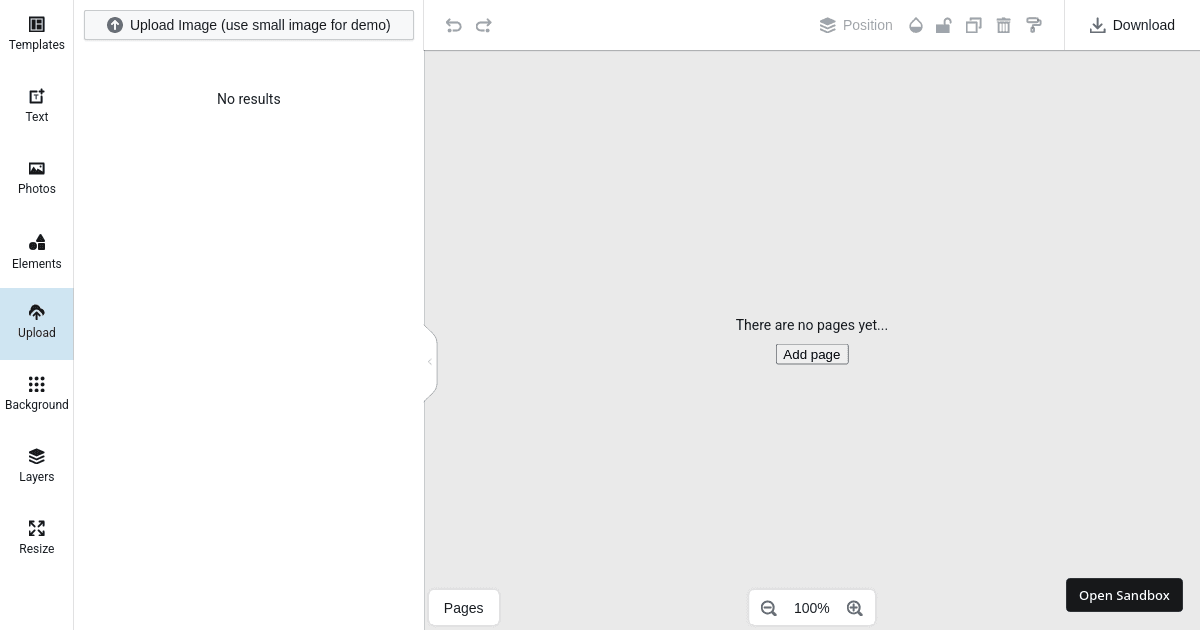 polotno-load-custom-images - Codesandbox