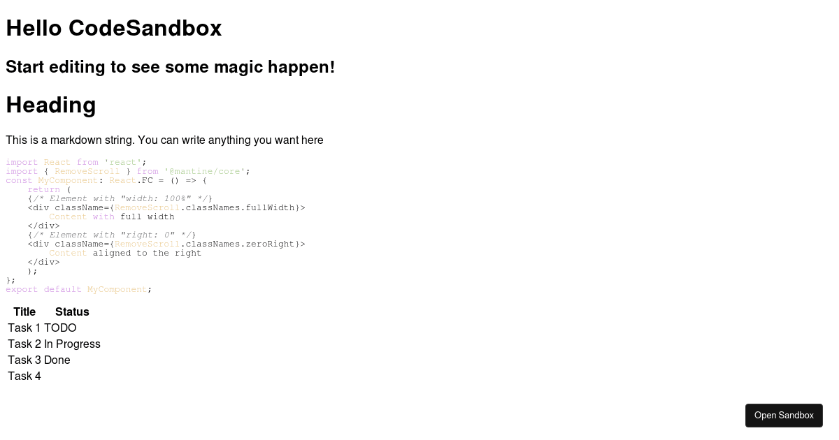 copilot - Codesandbox