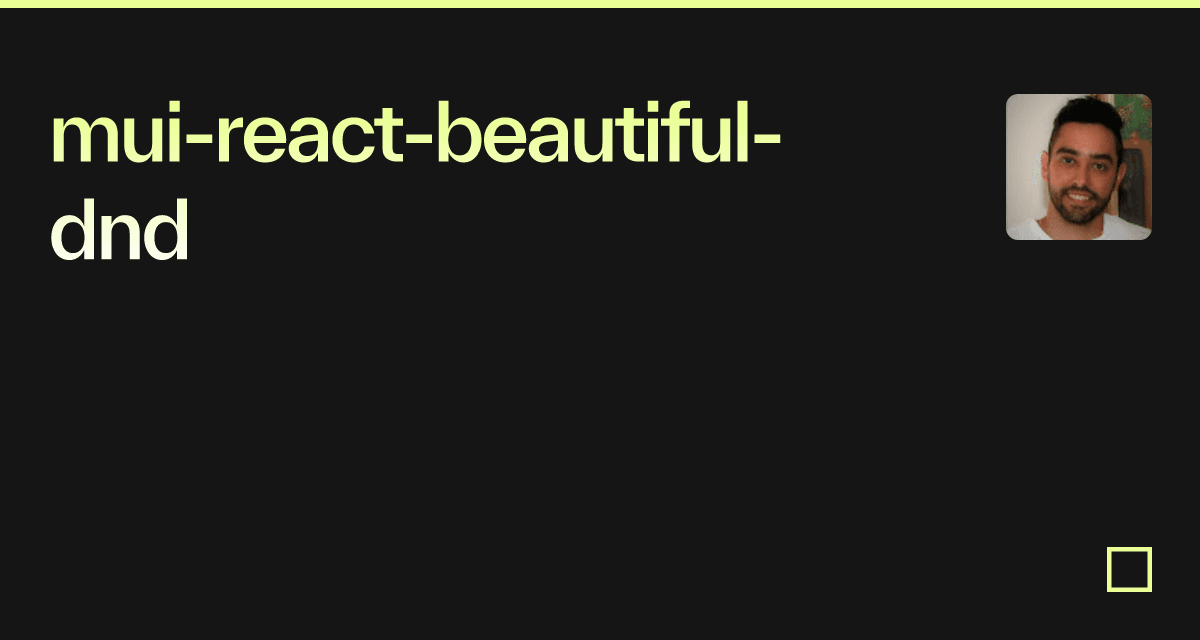 mui-react-beautiful-dnd - Codesandbox
