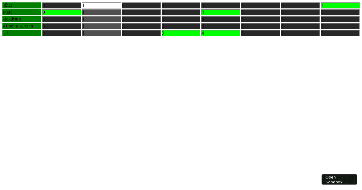 simple daw ui - Codesandbox