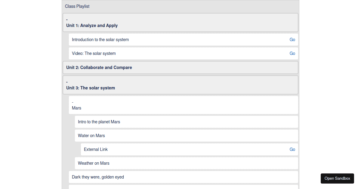 CTS MultiTree - Codesandbox
