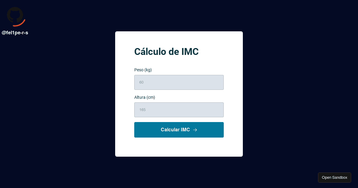 calculo-de-imc - Codesandbox