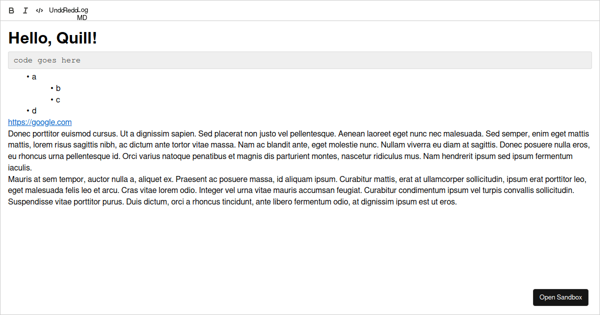 quill-demo - Codesandbox