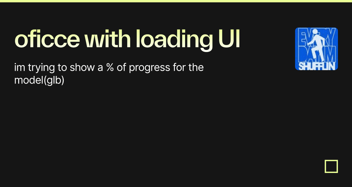 oficce with loading UI - Codesandbox