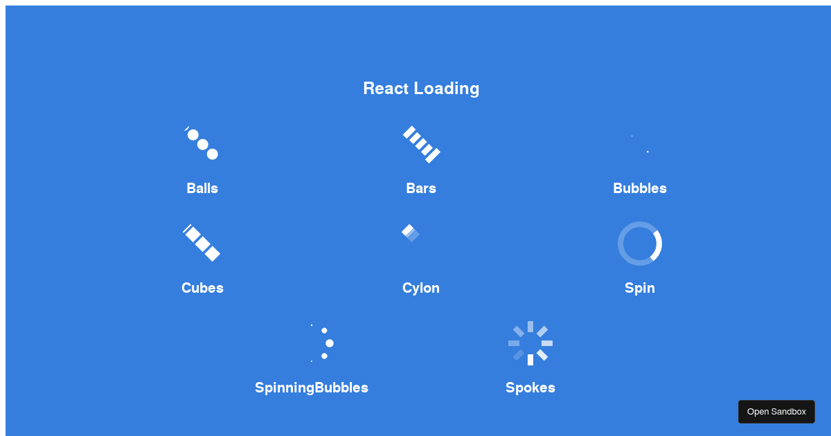 React Loading Demo - Codesandbox