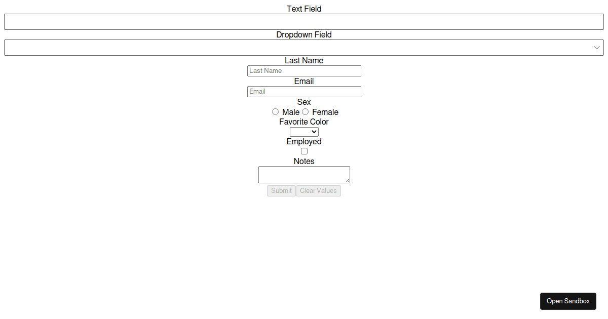 fluentui-redux-form - Codesandbox