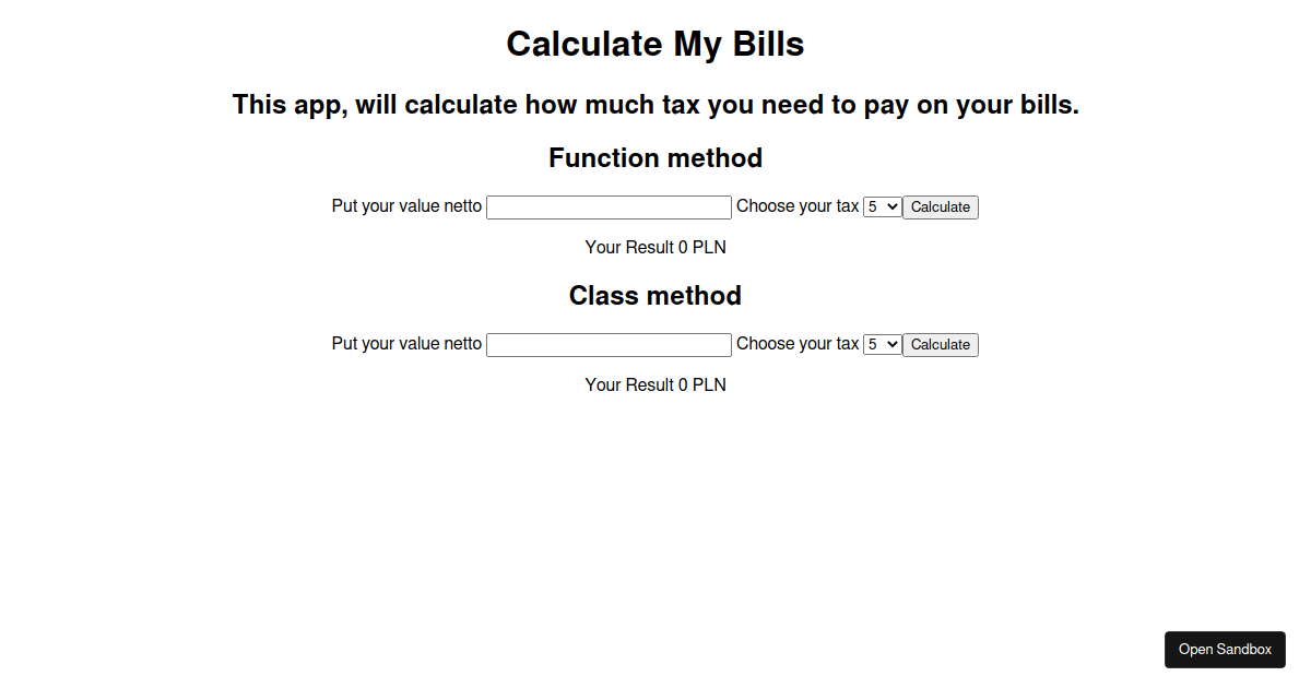 tax-calculator - Codesandbox
