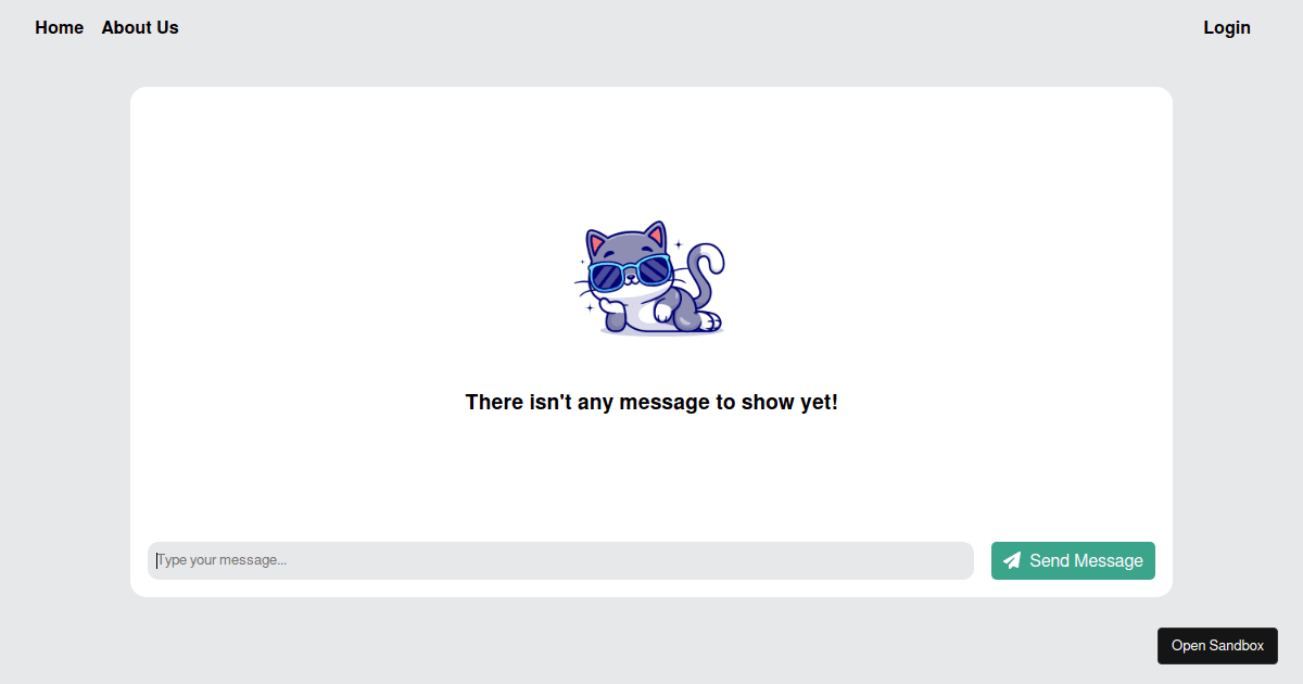 chat-ui - Codesandbox