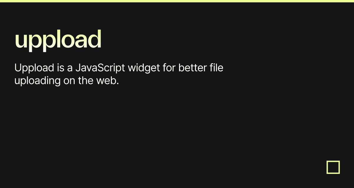uppload - Codesandbox
