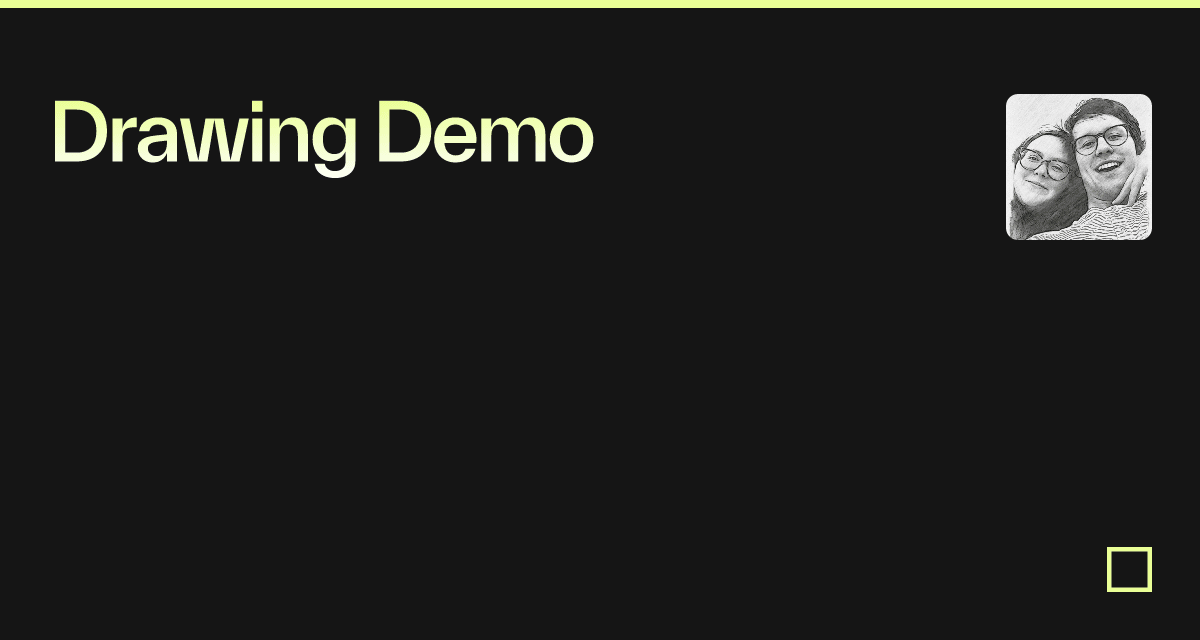 Drawing Demo - Codesandbox