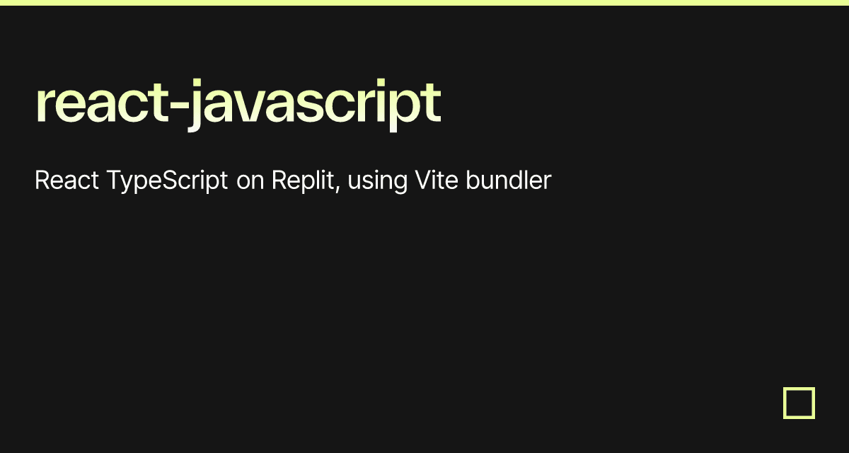 react-javascript - Codesandbox