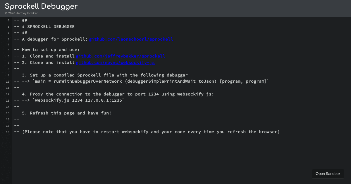 sprockell-debugger - Codesandbox