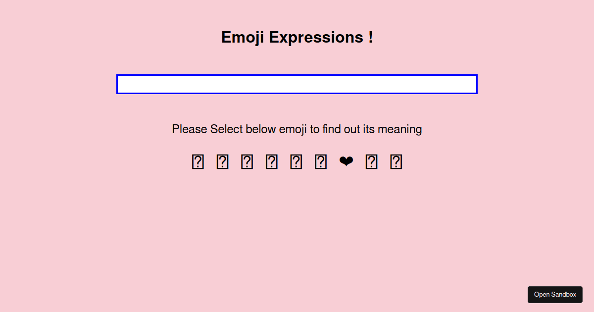 mark-8-emoji-expression - Codesandbox