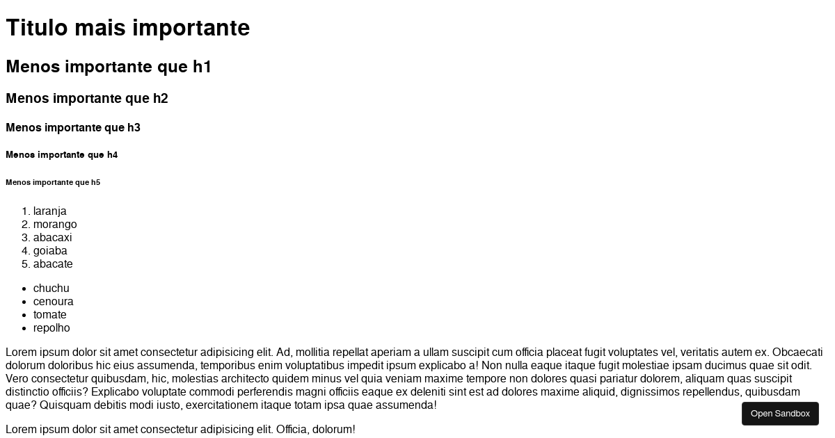 Aula de HTML T1 - Codesandbox