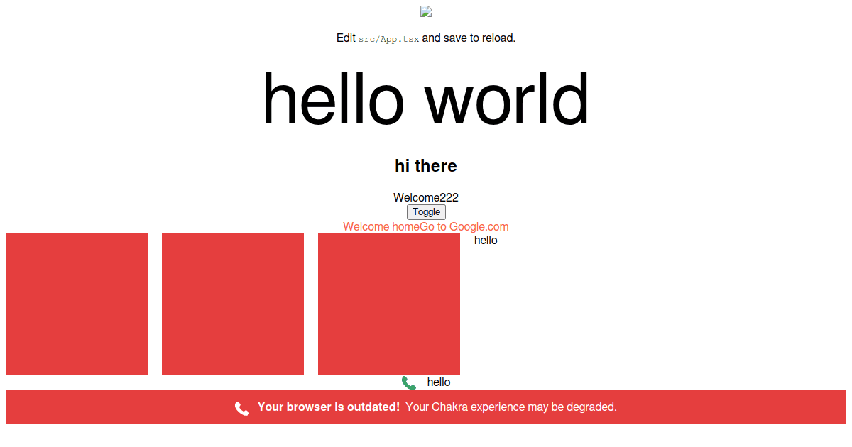 Chakra Typescript Codesandbox