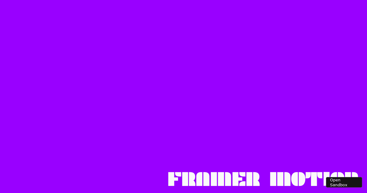 Framer Motion: Scroll velocity (forked) - Codesandbox Framer Motion: Scroll velocity (forked) - Codesandbox