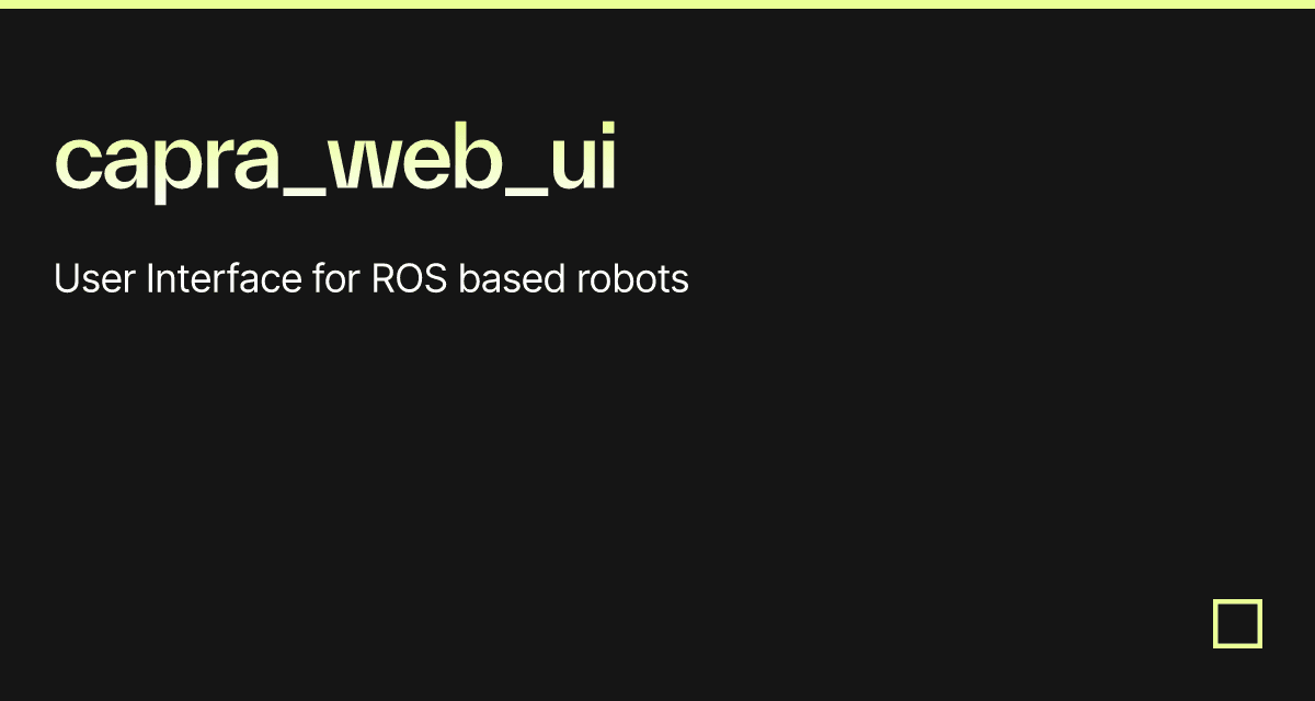 capra_web_ui - Codesandbox