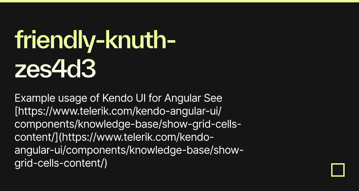 friendly-knuth-zes4d3 - Codesandbox