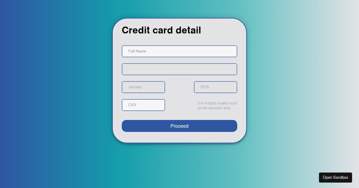 Payment-page (forked) - Codesandbox
