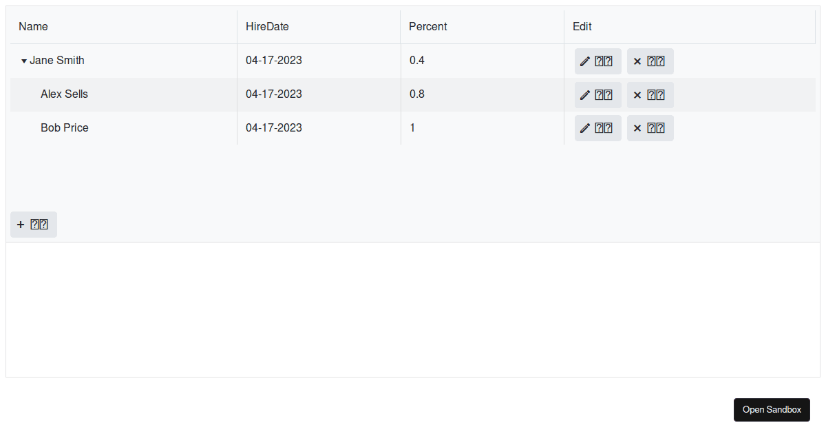 Vue Template - Codesandbox