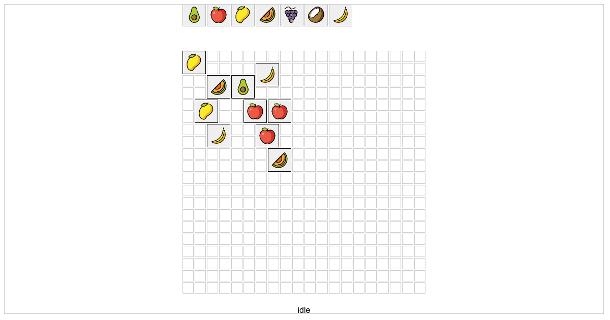 framer motion drag and drop fruits example - Codesandbox