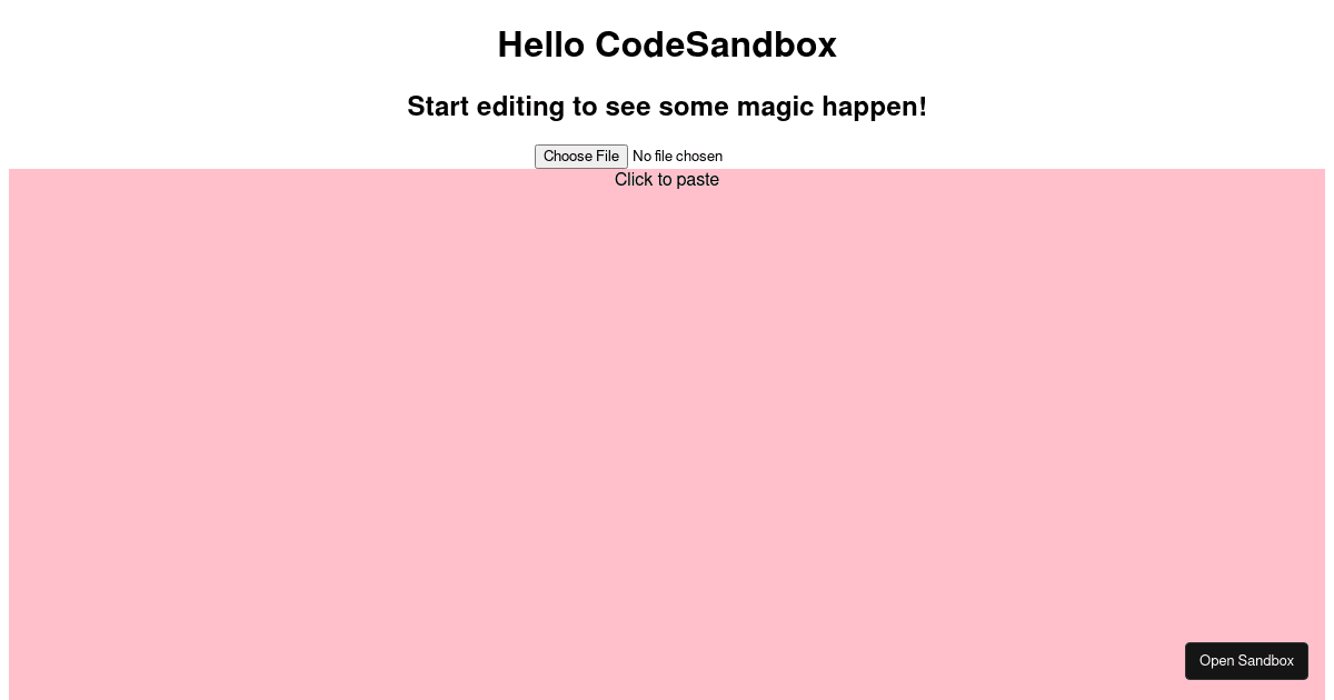 test-paste - Codesandbox