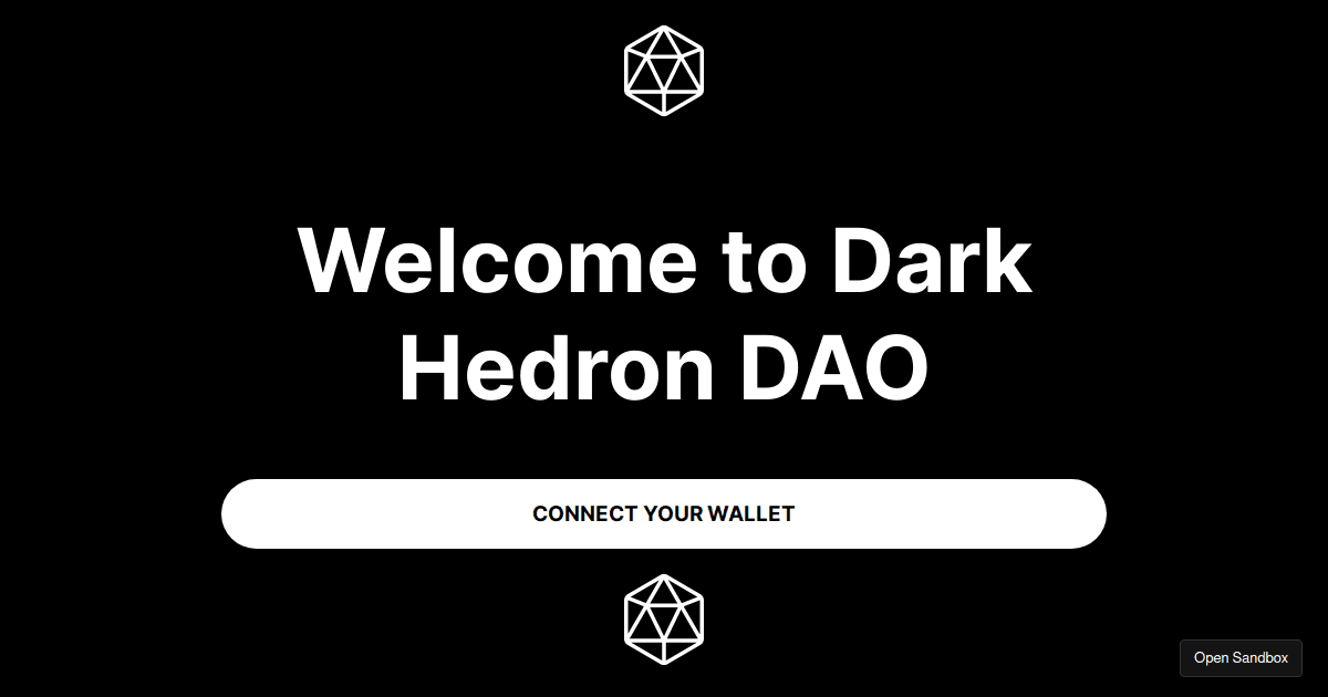 ohhkaneda/Dark-Hedron-DAO - Codesandbox