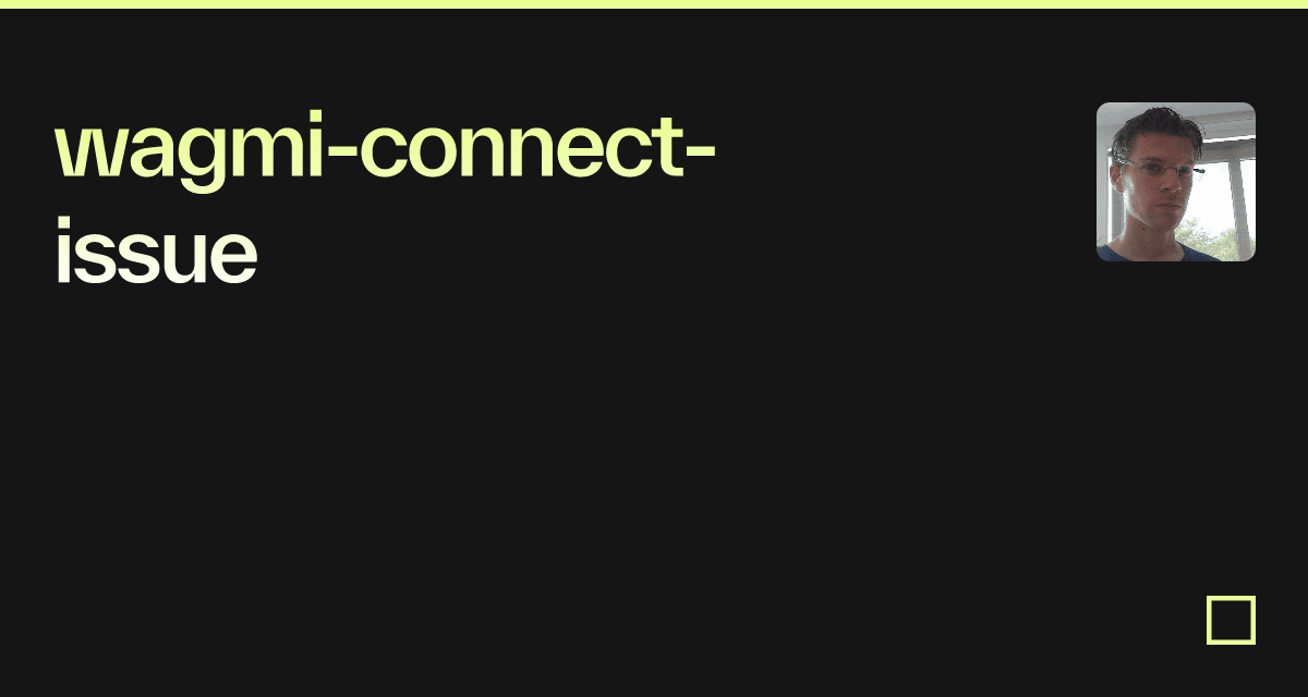 wagmi-connect-issue - Codesandbox