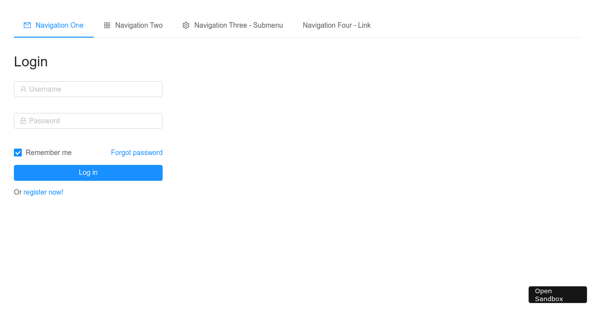 prototyping - Codesandbox