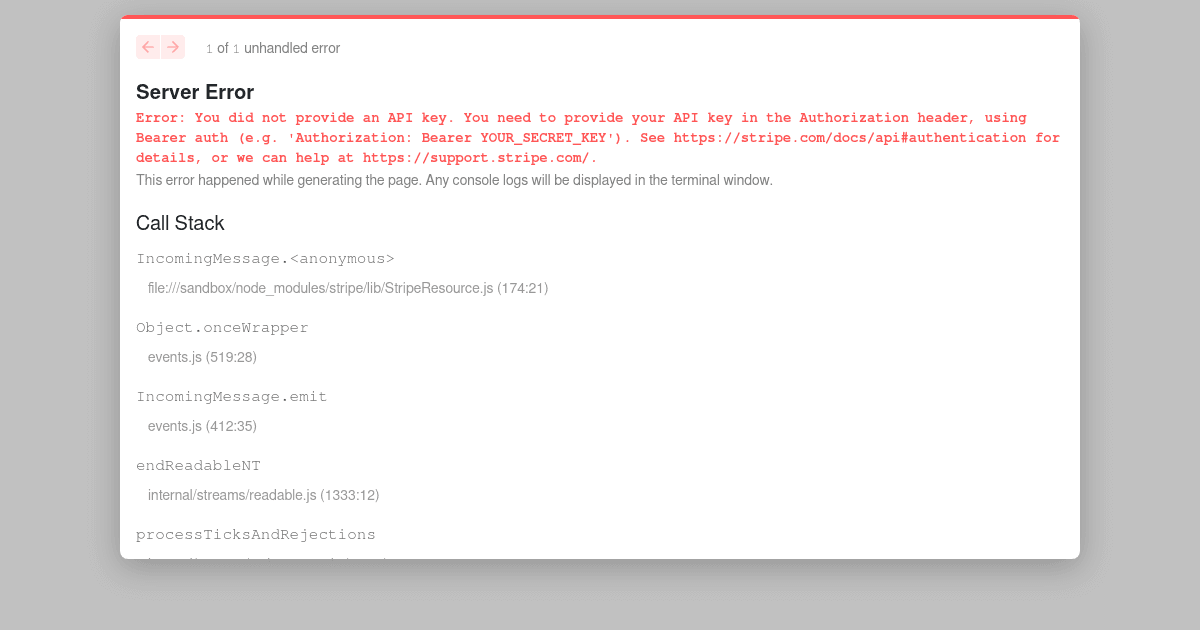next-stripe - Codesandbox