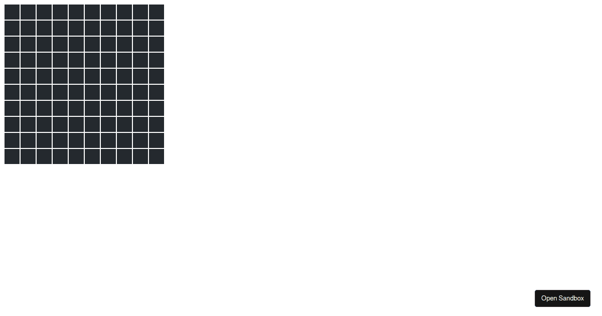 React Conway's Game of Life - Codesandbox