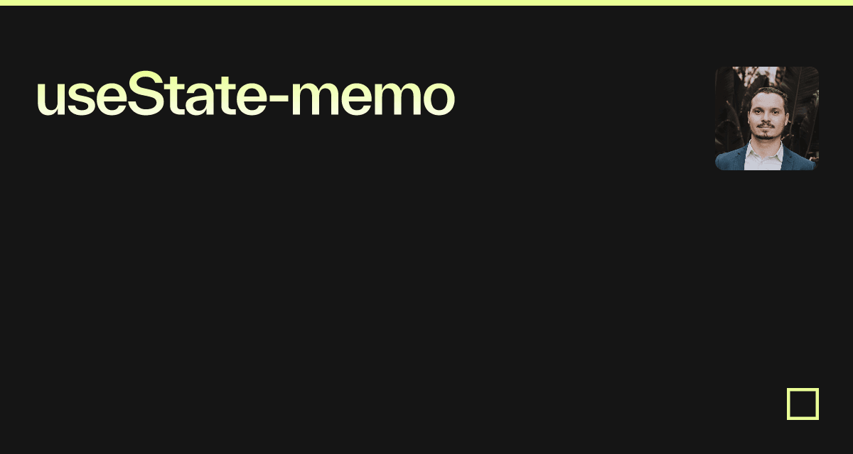 useState-memo - Codesandbox