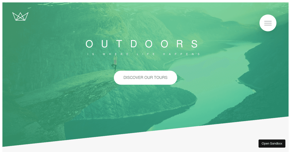 Natours - Codesandbox