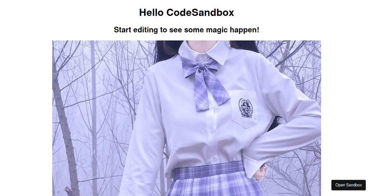 axios download blob - Codesandbox