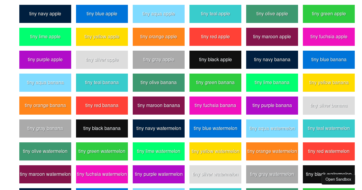 color grid application - Codesandbox