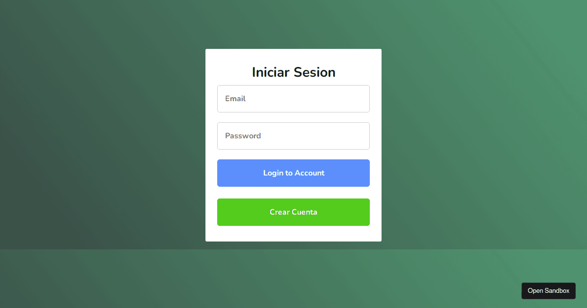 Login PROO - Codesandbox